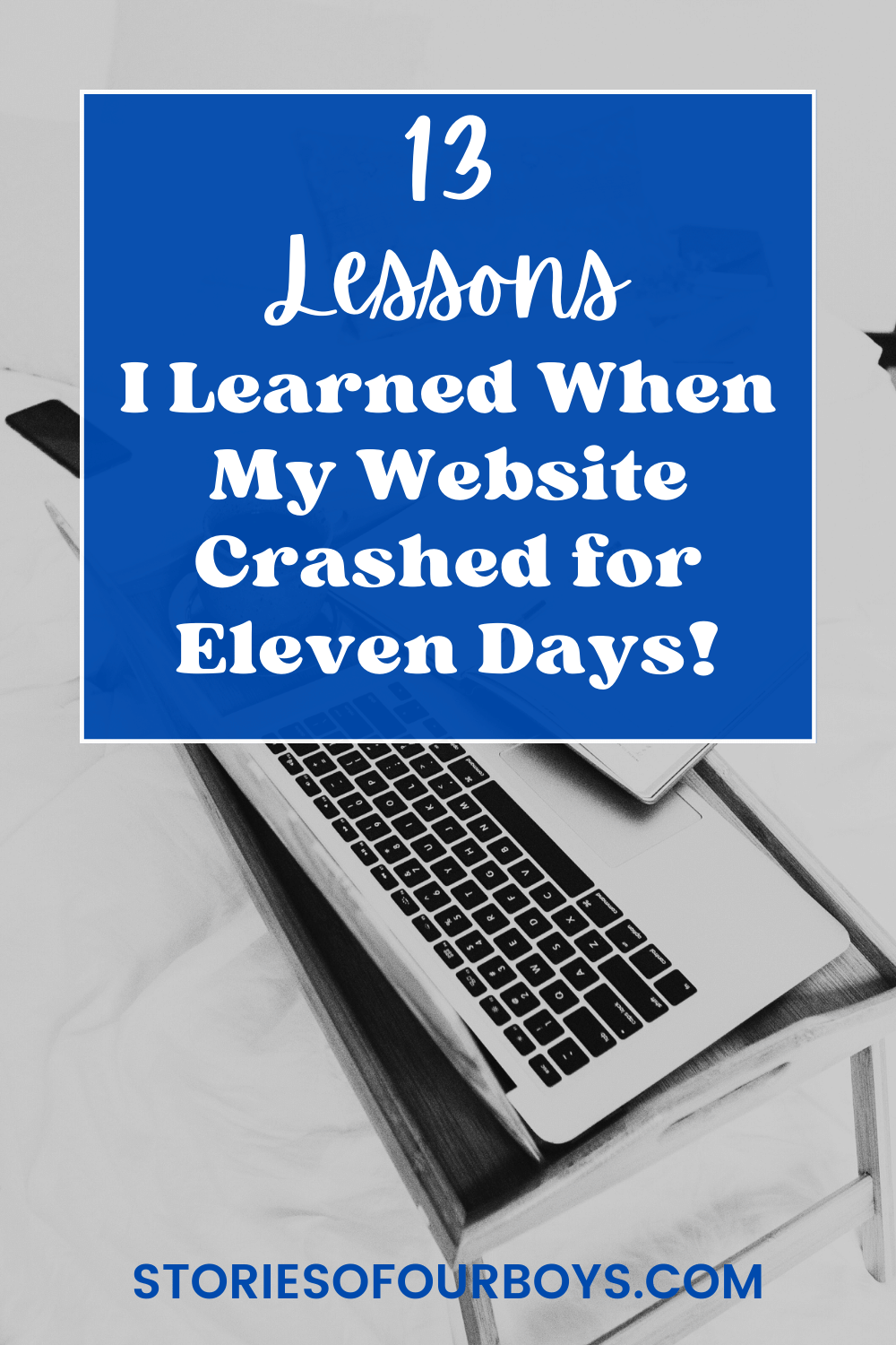 So happy to be back! 13 Lessons from When My Website Crashed - Stories ...